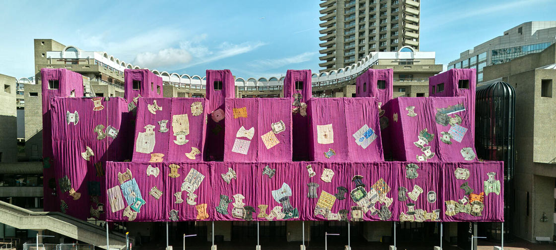 IBRAHIM MAHAMA’S ‘PURPLE HIBISCUS’ – BARBICAN, LONDON. – Almasi Art Agency